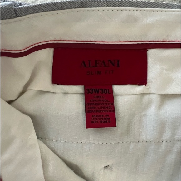 Alfani | Suits & Blazers | Alfani Light Gray Twopiece Suit | Poshmark